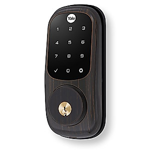 Yale Touchscreen Deadbolt with Z-Wave in Oil Rubbed Bronze