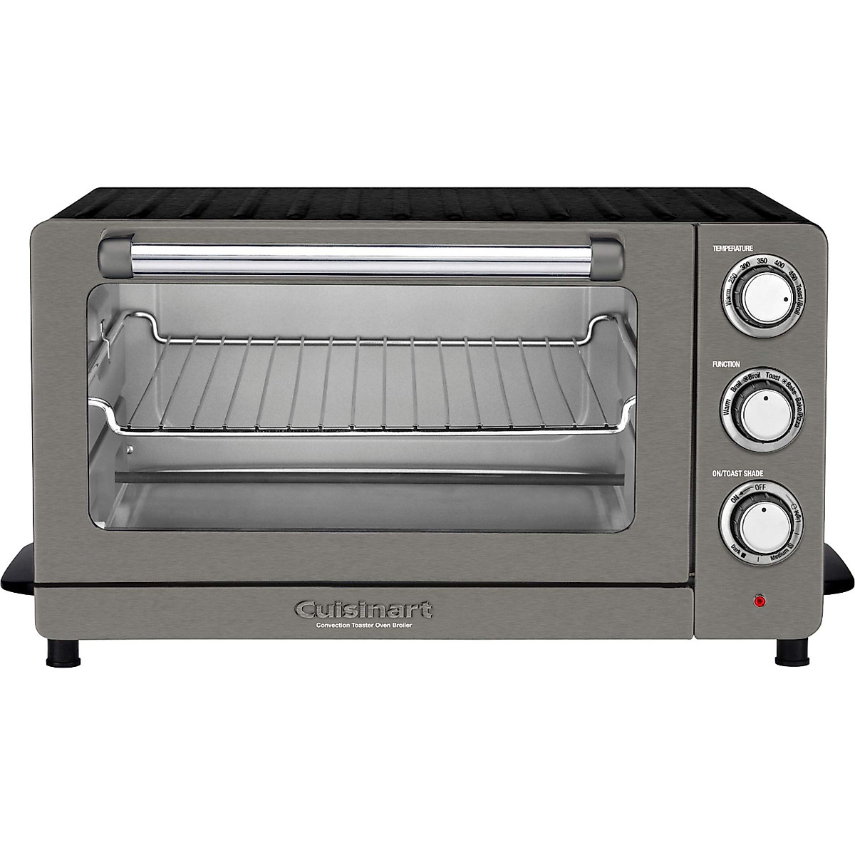 Cuisinart TOB-60N2BKS2 Convection AirFryer Toaster Oven Broiler, 1800-Watt Motor with 8-in-1 Functions, Wide Temperature Range, Large Capacity Air Fryer with 60-Minute Timer/Auto-Off, Black Stainless