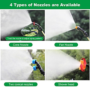 SideKing Battery Powered Backpack Sprayer 4 Gallon, Powerful Electric Garden Sprayer with 12V Rechargeable Battery, Telescopic Wand with Trigger-Lock and 4 Mist Nozzles (Charger Included)