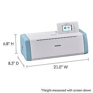 Brother ScanNCut SDX85S Electronic DIY Cutting Machine with Scanner, Make Vinyl Wall Art, Appliques, Homemade Cards and More with 251 Included Patterns