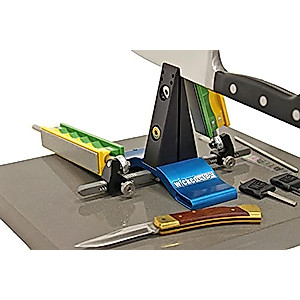 Wicked Edge Knife Sharpener - With Quartz Stone Base