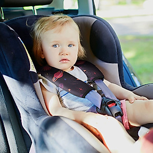 Frienda 4 Pcs Kids Car Seat Belt Cover Car Seat Straps Shoulder Pads Soft Seat Belt Cushion Cartoon Dinosaur Planet Belt Cover Pad for Children Boys Girls