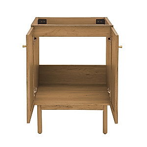 Swiss Madison Classe 24" Bathroom Vanity in Oak Cabinet Only Bath Sink Cabinet Sink Included