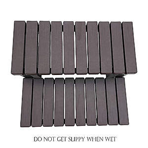 ACYED Hot Tub Steps Upgrade Universal Aluminum Spa Steps,Outdoor Indoor Hot Tub Stairs Fit for Any Hot Tub Shape and Size, Heavy Duty Anti-Scratch Bathtub Steps Coffee