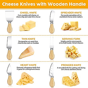 27PCS Cheese Knife Set,Cheese Spreaders for Charcuterie Board, Stainless Steel Cheese Slicer Knife Cheese Spatula Set Charcuterie Accessories Charcuterie Utensils with Serving Tongs Spoons Forks