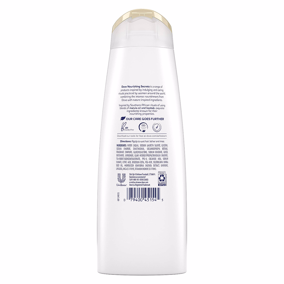 Dove Nourishing Secrets Shampoo Smoothing 12 oz