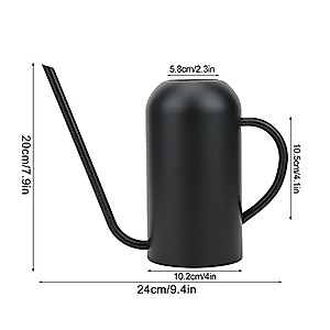 Indoor Watering Can for House Bonsai Plants Garden Flower Long Spout 50 oz 1.5L 1/3 Gallon Small Modern Translucent Green,Watering Can, Watering can Watering can Indoor Plants Small Watering can