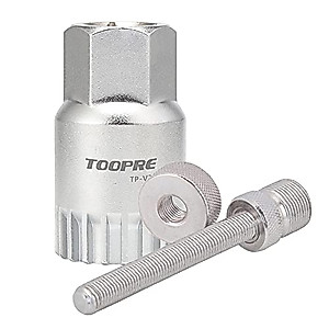 BESSTUUP Metal Bicycle Bottom Bracket Remover Tool Square Hole Repairing Road Bike