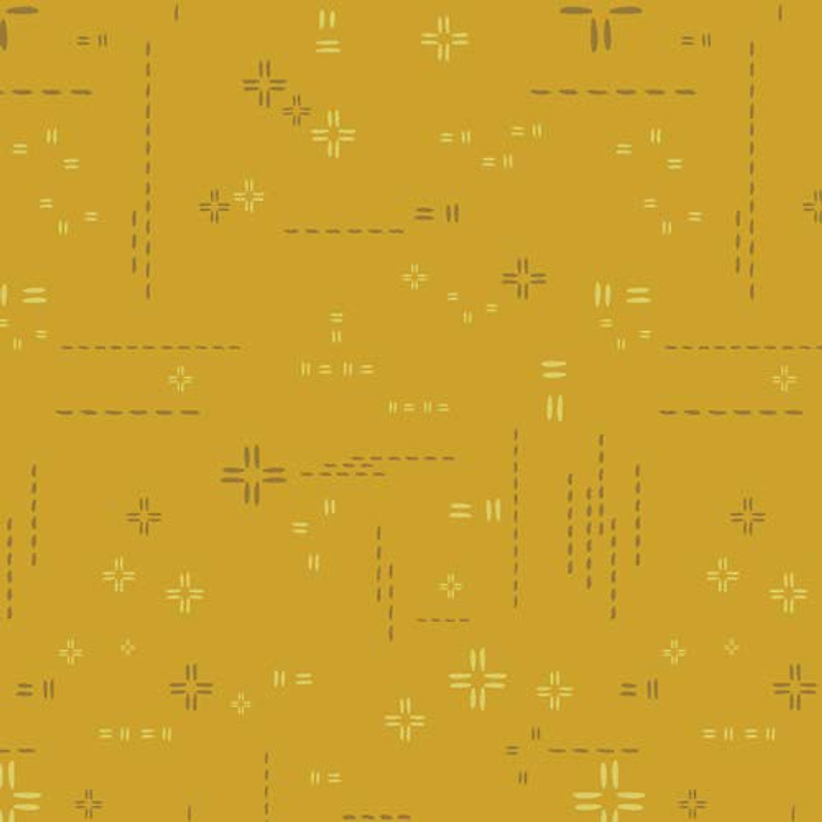 Art Gallery Fabrics Art Gallery Decostitch Elements Sunglow Fabric, Mustard