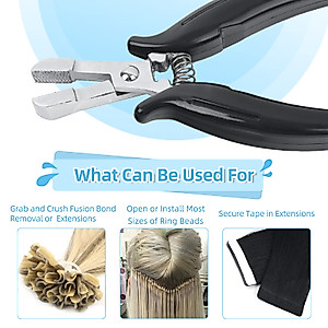 Neitsi Fusion Bond Crusher Tool for Keratin Hair Extensions… (Thread Shape)