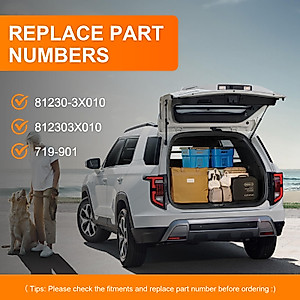 81230-3X010 Trunk Latch Lock Actuator for Hyundai Elantra 2.0 1.8L 2011 2012 2013 2014 2015 2016 Replace Hyundai 812303X010 Tailgate Tail Gate Latch Lock Actuator Motor Rear Door Hatch Lock Assembly