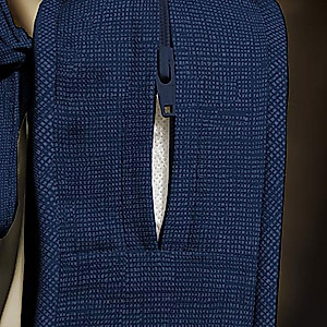 Arden Selections ProFoam Essentials 20 x 20 x 3.5 Inch Outdoor Dining Chair Cushion, Sapphire Blue Leala