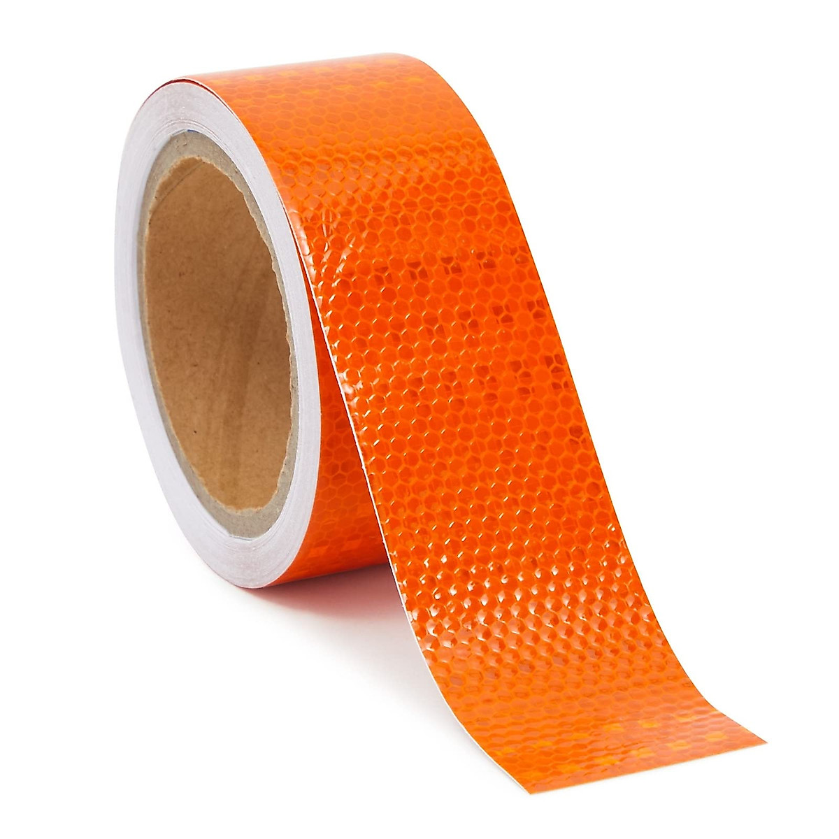 Stockroom Plus Reflective Tape - Neon Orange Outdoor Reflector Safety Roll for Trailers, Warning, Signs, Stairs, Bikes (2 in x 30 FT)