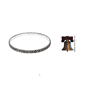 NOVICA Artisan Handcrafted Sterling Silver Bangle Bracelet Artisan Floral No Stone Indonesia [0.2 in W] ' Silver Garland'