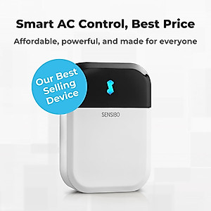 Sensibo Sky, Smart Home Air Conditioner System - Quick & Easy Installation. Maintains Comfort with Energy Efficient App - Automatic On/Off. Wifi, Google, Alexa and Siri. (White)