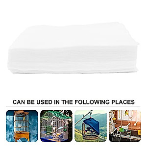 balacoo Bird Cage Accessories 300 pcs Disposable Bird Bird cage Paper Liners Bird cage Liner Sheets Parrot cage Liners Cage Liners Papers Bird Cage Cushion Mat