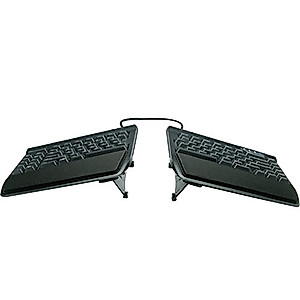 KINESIS Freestyle2 USB-C Ergonomic Keyboard w/ VIP3 Lifters for PC (9" Separation) (KB820PB-US)