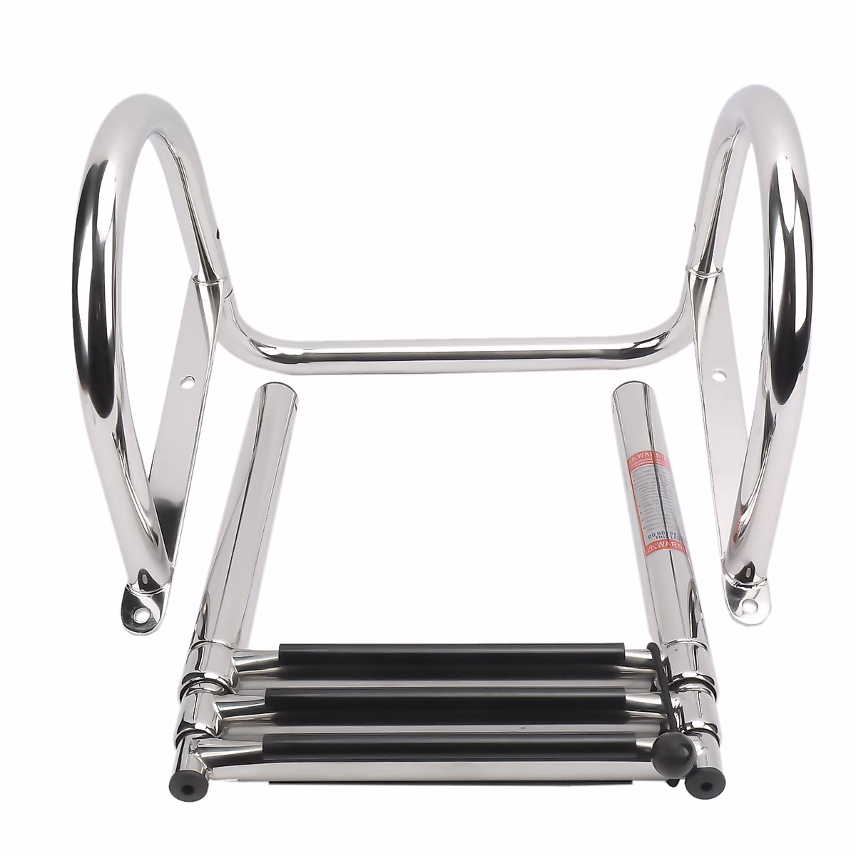 NovelBee 3 Step Inboard Boat Ladder,Stainless Steel Telescoping Step Ladder Folding Dock Ladder for Marine Boat Yacht Swimming Pool