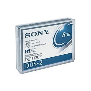 Sony DGD120P//AWW 1PK DDS2 DAT 4 MM 120 M 4/8 GB DGD120P TAPE CARTRIDGE by Sony