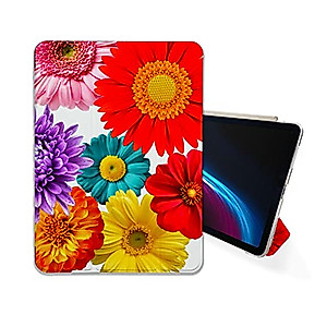 Cute Flowers Nature Plants Art case Compatible with iPad Mini Air Pro 7.9 8.3 9.7 10.2 10.9 11 12.9 inch Pattern Cover New 2022 2021 Trifold Stand 3 4 5 6 7 8 9 Generation 494 (10.2" 7/8/9 gen)