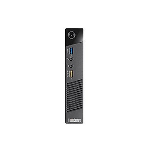 Lenovo ThinkCentre M73, 4th Generation Tiny Business Computer Micro PC (Intel Quad Core i3-4130T, 8GB Ram, 120GB Solid State SSD, WIFI, VGA, USB 3.0) Win 10 Pro (Renewed)