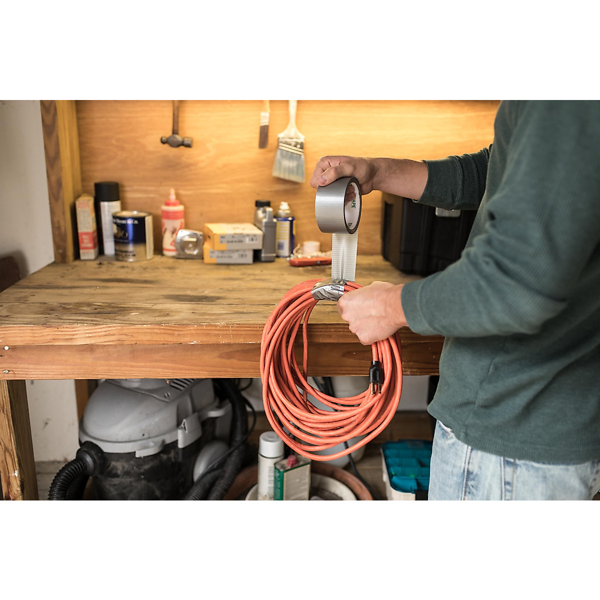 The Original Duck Tape Brand 394468 Duct Tape, 1-Pack 1.88 Inch x 45 Yard Silver,B-450-12,Silver