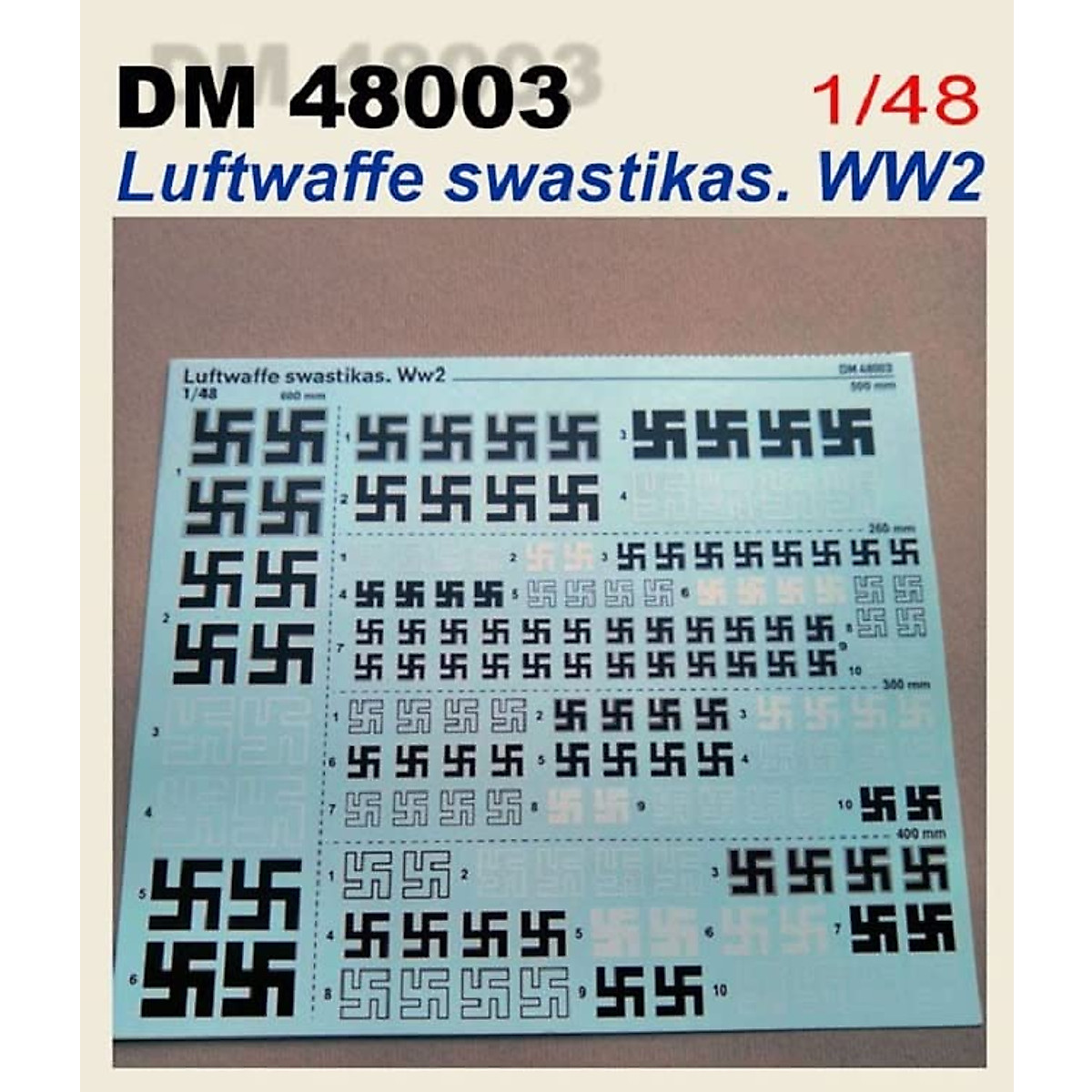 Dan Models 48003 - 1/48 Swastika Sign for Luftwaffe WW2 Aircraft
