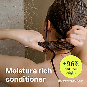 ATTITUDE Moisture Rich Hair Conditioner, For Dry and Damaged Hair, Naturally Derived Ingredients, Vegan Detangler, Dermatologiocally Tested, Quinoa and Jojoba, 8 Fl Oz