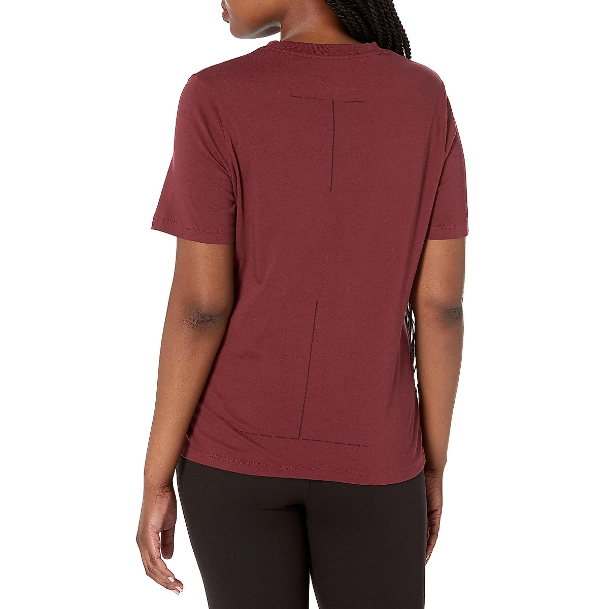 Reebok Women's Identity Tee, Classic Maroon, M