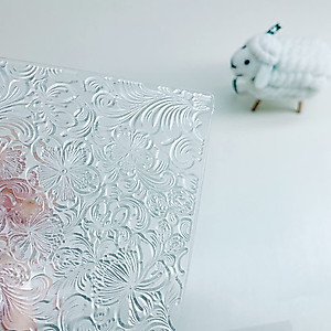 Hibiscus Flowers Background Clear Stamps Transparent Silicone Stamp Album Cards Rubber Stamp for Card Making Decoration and DIY Scrapbooking