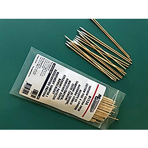 MG Chemicals 8112A Single Headed Tapered Cotton Swab Bonded on a 6" Birch Shaft, Bag of 100 Swab (Pack of 100)