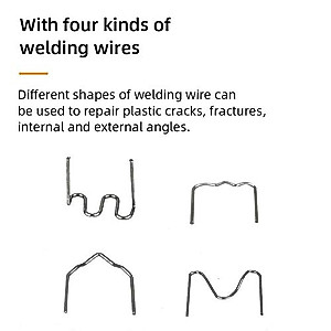 New Upgrade Plastic Welder Garage Tools Staplers Machine Staple PVC Plastic,50W Staplers Welding Machine (Red, One Size)