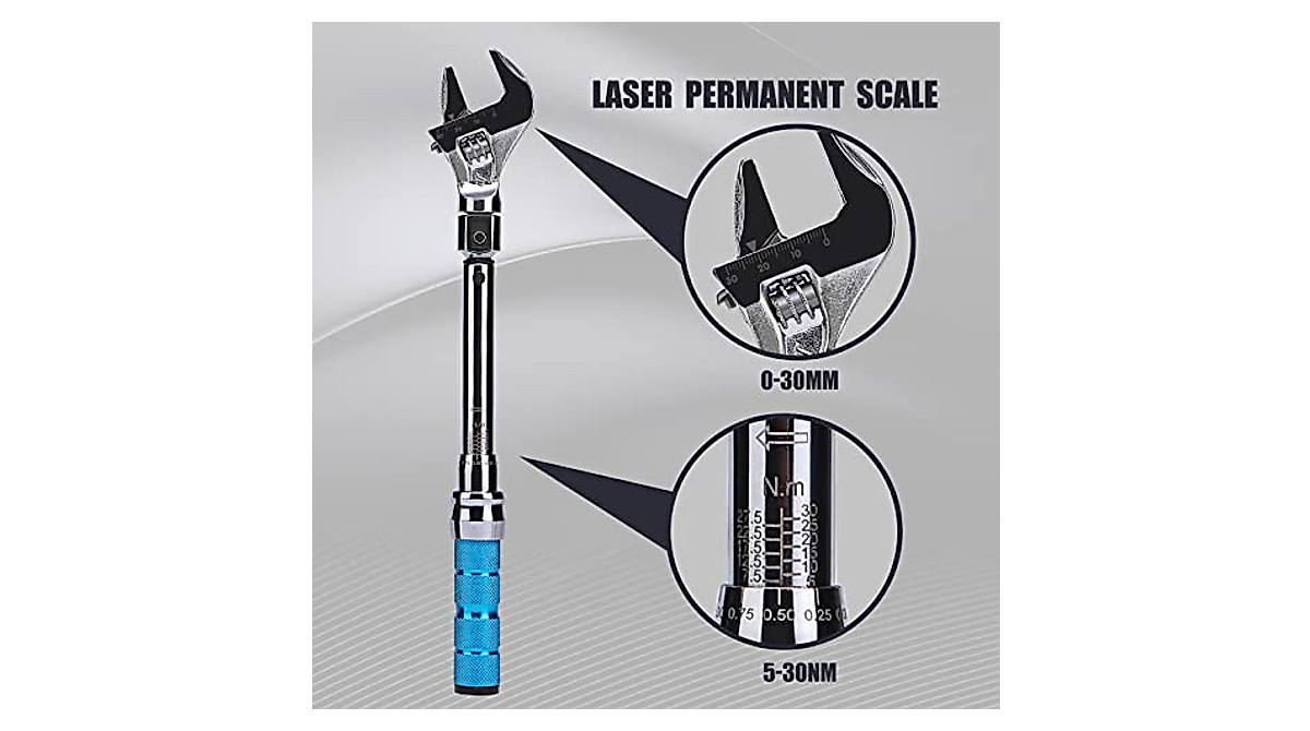 COTOUXKER Adjustable Torque Wrench 5-30 Nm for HVAC & Refrigeration