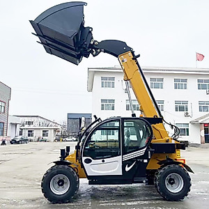 4000Lbs Telescopic Load Handler Forklift Telescoping Jib Boom Truck Crane Exceptional Load Handling Telescopic Forklift with High Lifting Capacity