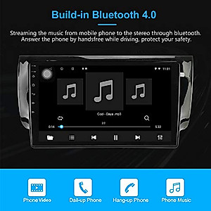 LEXXSON Android 8.1 Car Radio Stereo 10.1 inch Capacitive Touch Screen High Definition GPS Navigation Bluetooth USB Player 1G DDR3 + 16G NAND Memory Flash for Nissan Sentra 2013 2014 2015 2016 2017