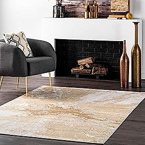 nuLOOM Cyn Abstract Accent Rug, 2' x 3', Gold