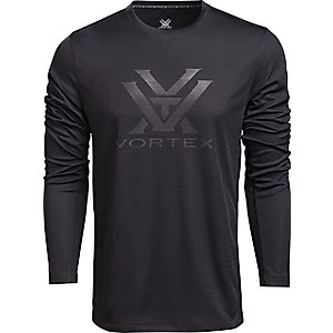 Vortex Optics Core Logo Performance Grid Shirts (Black, Medium)