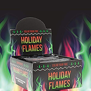 Transform Your Fire with Holiday Flames Box of 25