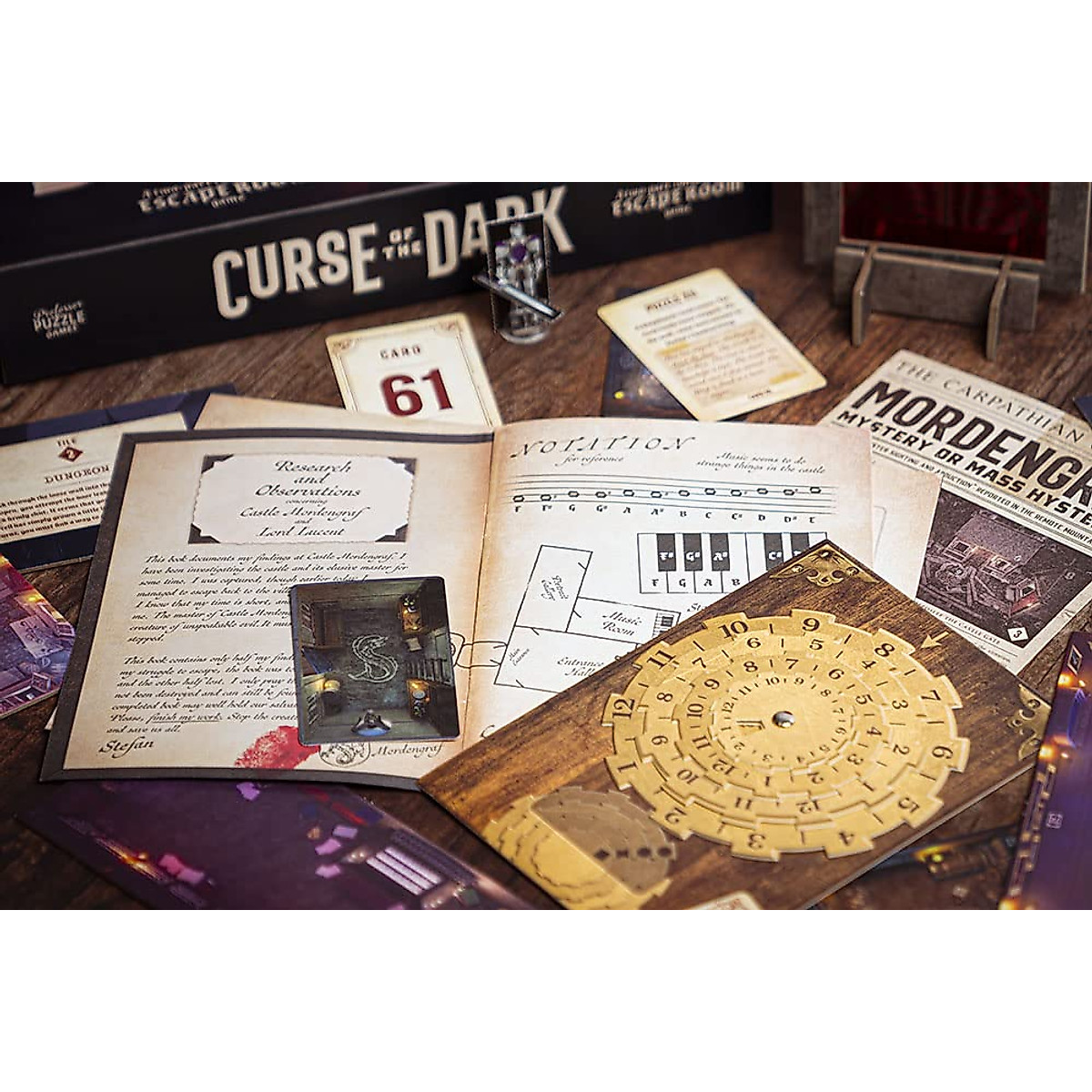 Professor PUZZLE Curse of The Dark Escape Room Game - Investigate The Mystery of a Doomed Village!