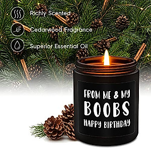 Fairy's Gift Funny Birthday Scented Candles - Naughty Boyfriend Birthday Gift - Fun Bday Gifts, Happy Birthday Husband, Partner, Hubby, BF Birthday Gift - Humorous Husband Birthday Gifts from Wife