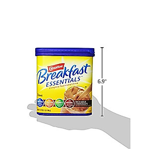 Carnation Breakfast Essentials Powder Drink Mix, Rich Milk Chocolate, 17.7 Ounce Jar (Packaging May Vary)