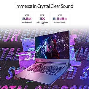 ASUS ROG Strix G15 (2021) Gaming Laptop, 15.6” 300Hz IPS Type FHD Display, NVIDIA GeForce RTX 3050 Ti, AMD Ryzen R7-5800H, 16GB DDR4, 1TB PCIe SSD, RGB Keyboard, Windows 10, Black, G513QE-ES76