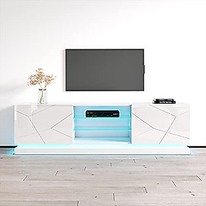 Qiu Modern 63"-79" TV Stand (79 inch)