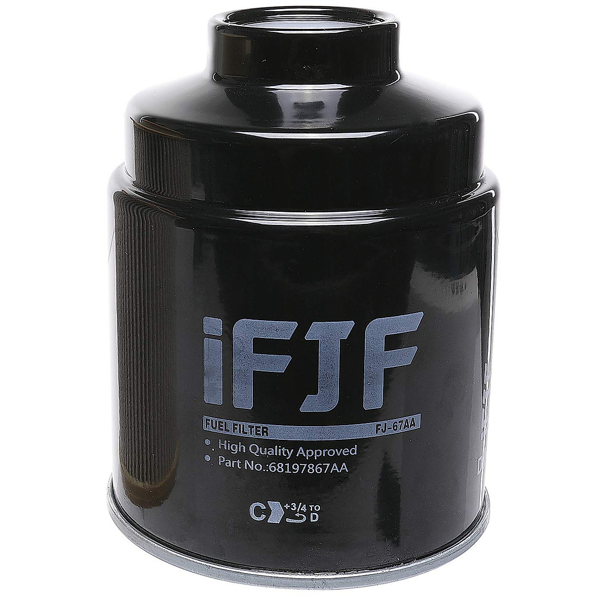 iFJF 68197867AA 68157291AA Fuel Filter and 5083285AA Oil Filter Replacement for Ram 6.7L 2013-2018 2500 3500 4500 5500 Diesel Engines Replaces 68065608AA FS53000 68197867AB 5016547AA