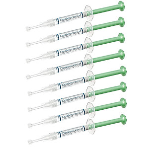 Opalescence 35% Gel Syringes Teeth Whitening - Refill Kit (4 Packs / 8 Count) Carbamide Peroxide. Made by Ultradent, in Cool Mint Flavor. Tooth Whitening Refill Syringes 5197-4