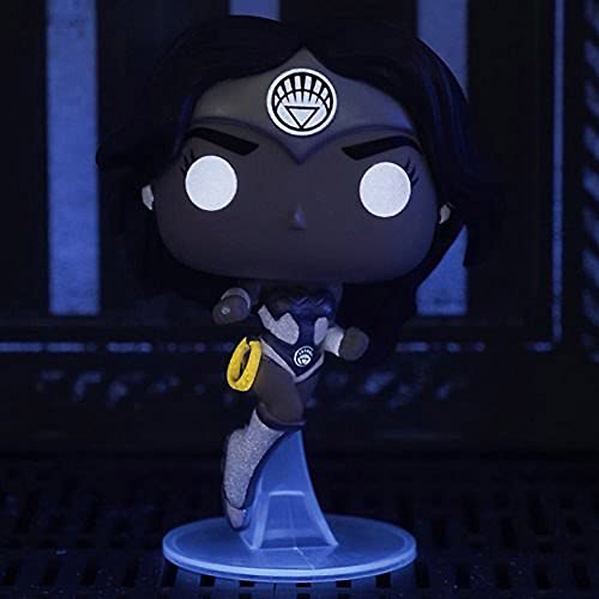 Wonder Woman 80th Anniversary White Lantern Glow-in-The-Dark Pop! Vinyl Figure - EE Exclusive - Bundled with Compatible Pop Box Protector