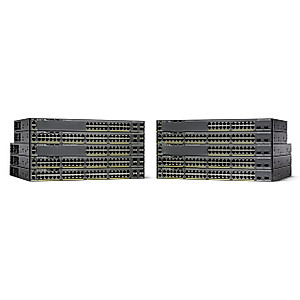 Cisco Catalyst WS-C2960X-24PS-L 24-Port PoE Ethernet Network Switch (Renewed)