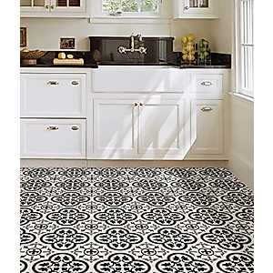 FloorPops 12-in by 12-in Villa Peel and Stick Floor Tiles (10 Tiles), (10 sq.ft./Carton)
