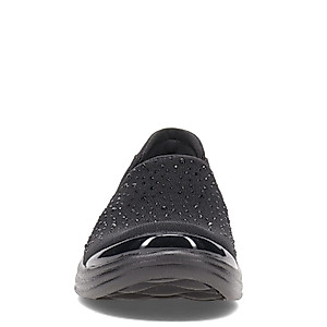 BZees Womens Poppyseed Loafer, Black, 7.5 US