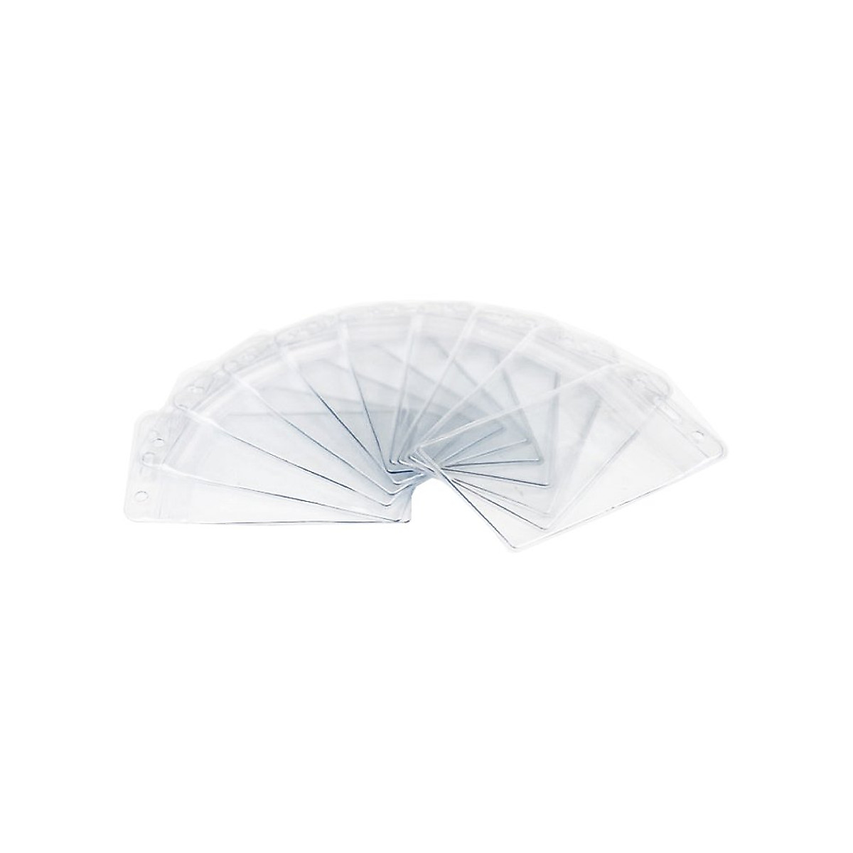 24PCS Transparent Extra Large 6x4" Badge Holders for Passport ID,Cash,Plane Ticket, Receipts,Credit Card, etc